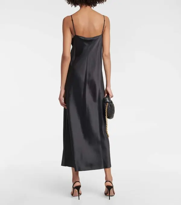 JOSEPH Clea Silk Satin Slip Dress