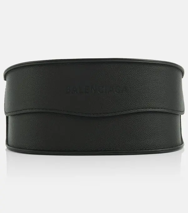 Balenciaga Side Xpander Oval Sunglasses