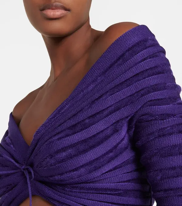 Alaïa Off-shoulder Cinched Top