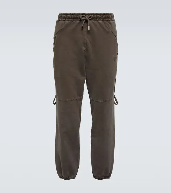 Jacquemus Le Jogging Camargue Cotton Fleece Sweatpants - Brown