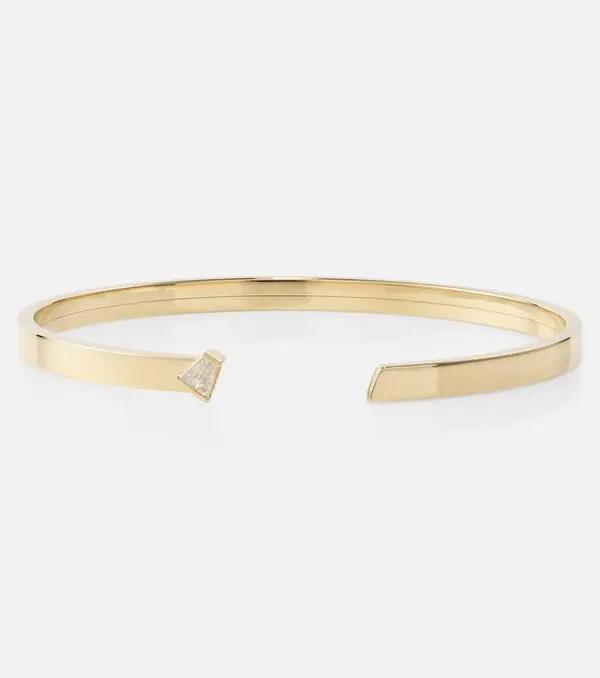 BUCHERER FINE JEWELLERY Medium Bangle With Diamonds - Gold
