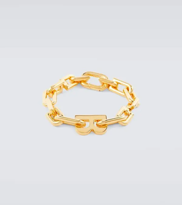 Balenciaga B Chain Link Bracelet - Gold