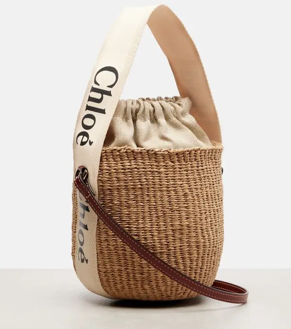 Chloé Woody Small Bucket Bag - Brown