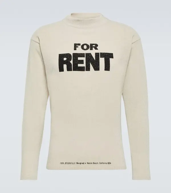 ERL For Rent" Long Sleeve Sweater