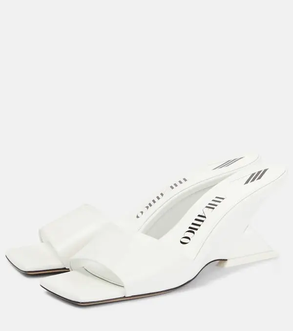 Attico Cheope Leather Mules