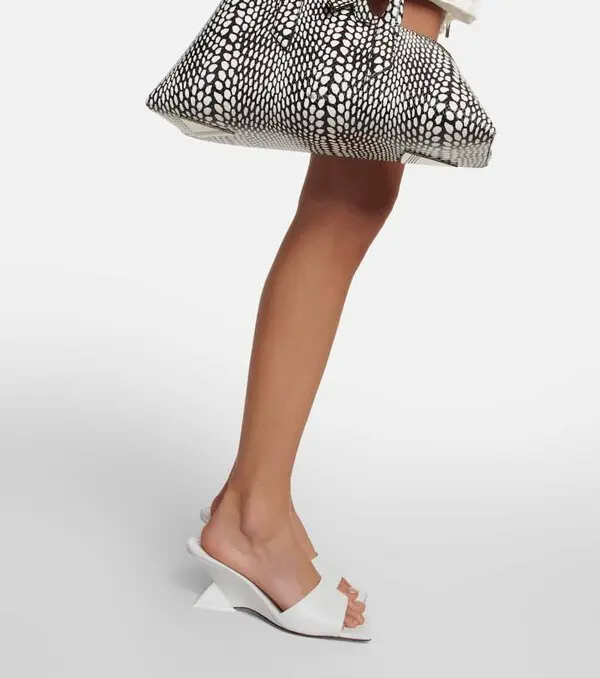 Attico Cheope Leather Mules