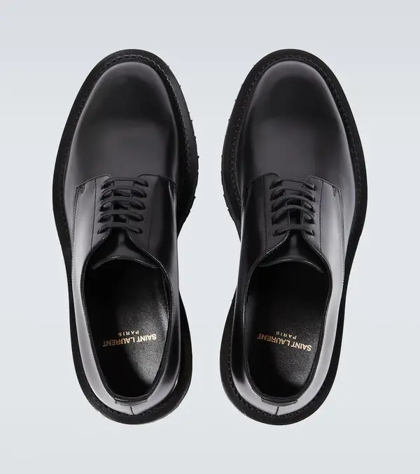 Saint Laurent Army Leather Derby Shoes