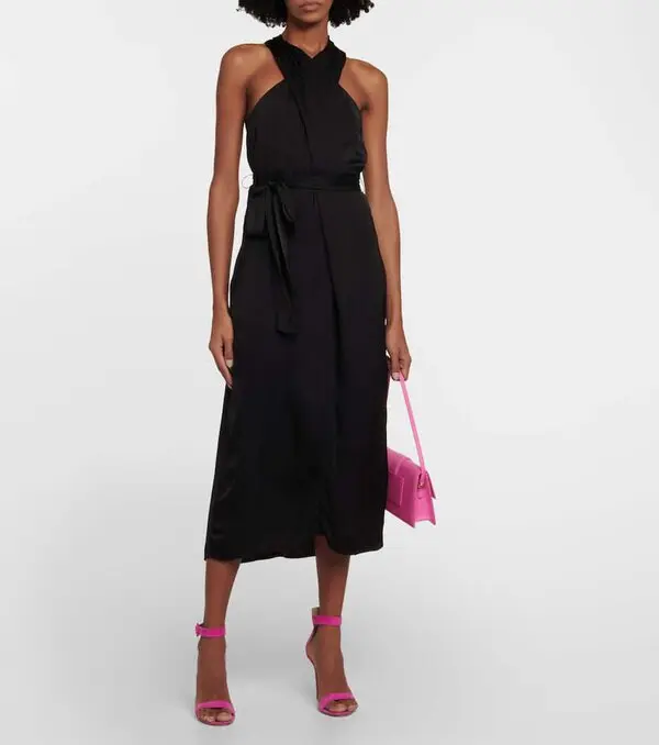 Velvet By Graham & Spencer Stephanie Halterneck Midi Dress