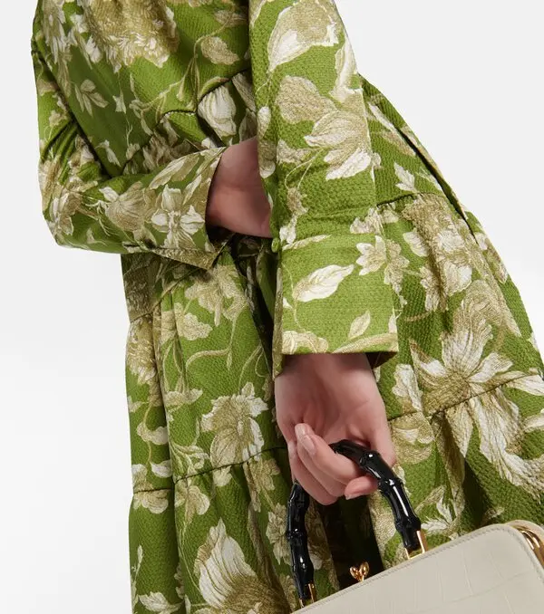 Erdem Palmira Floral Print Midi Dress