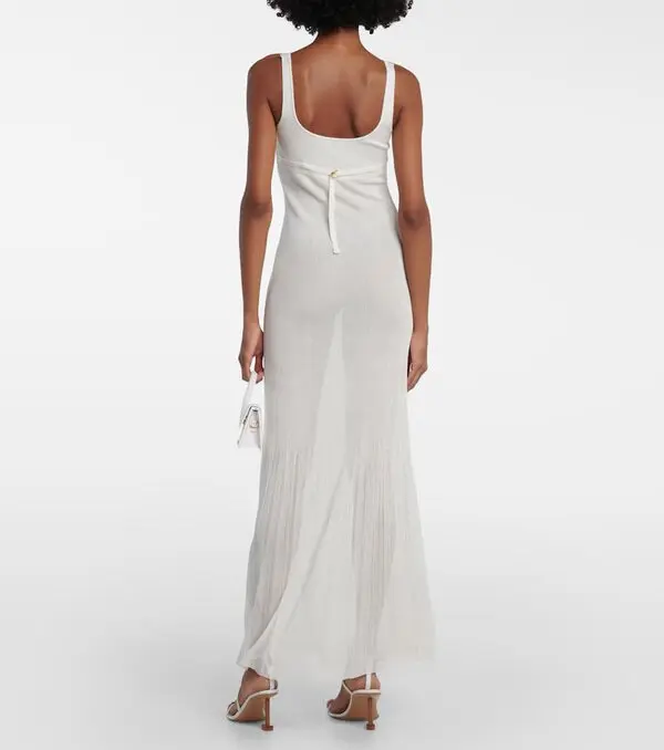 Jacquemus Maxi Ribbed-knit Dress