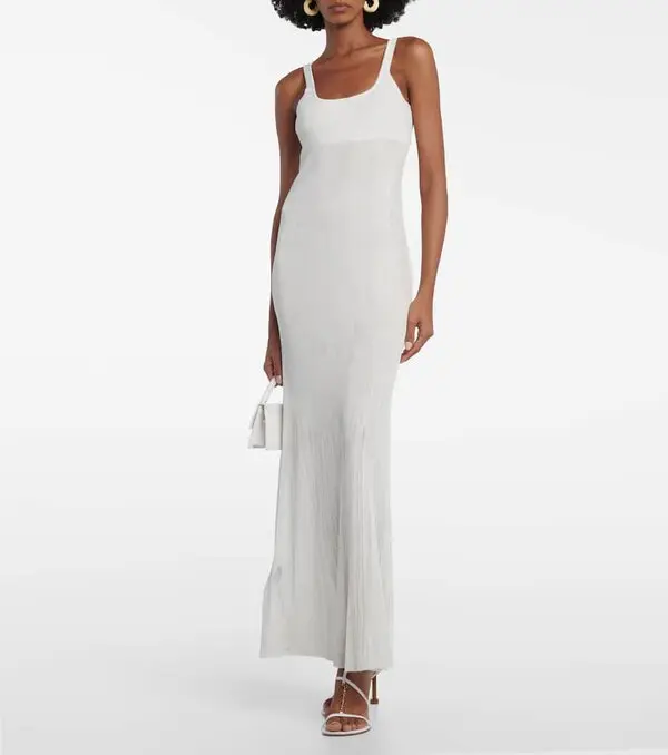 Jacquemus Maxi Ribbed-knit Dress