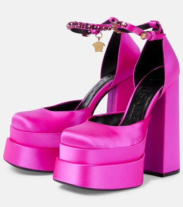 Versace Medusa Aevitas Platform Pumps