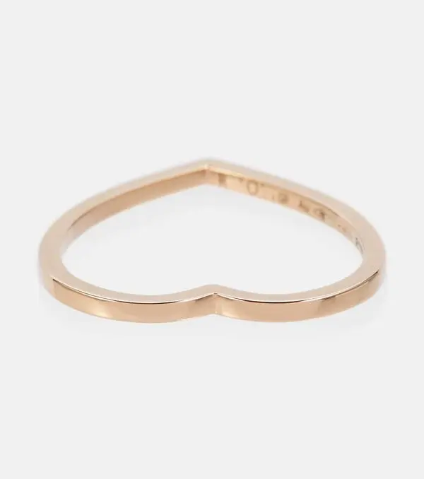 REPOSSI Antifer Heart 18kt Rose Ring - Gold