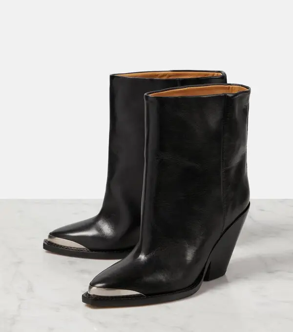 Isabel Marant Étoile Ladel Leather Ankle Boots