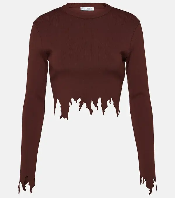 JW Anderson Distressed Crop Top