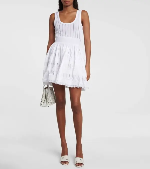 Alaïa Crinoline Mini Dress