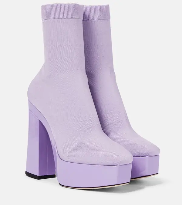 JIMMY CHOO Giome Sock Ankle Boots