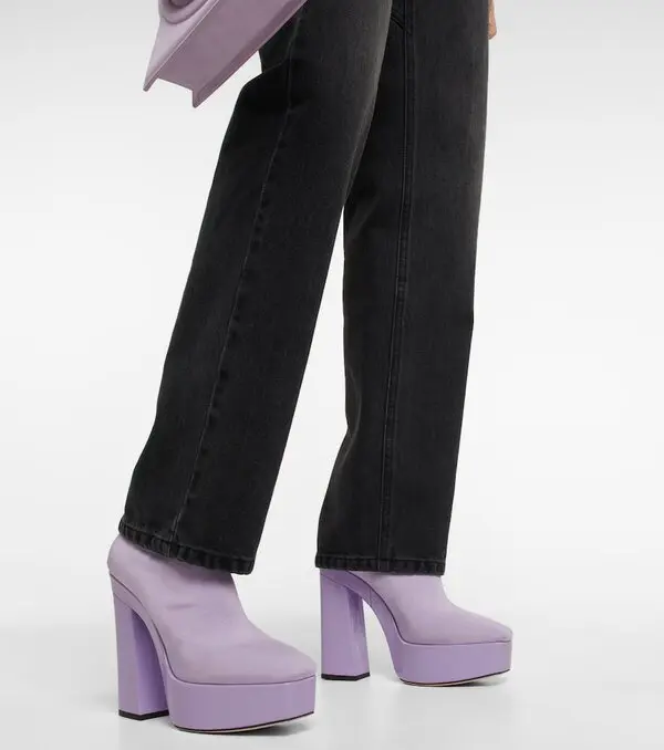 JIMMY CHOO Giome Sock Ankle Boots