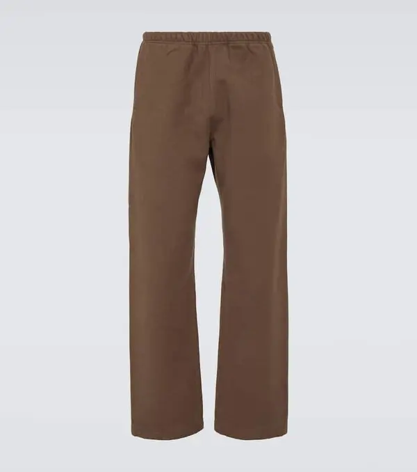 Auralee Cotton-blend Sweatpants - Brown