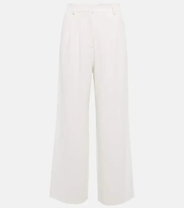 Etro High-rise Cropped Pleated Pants