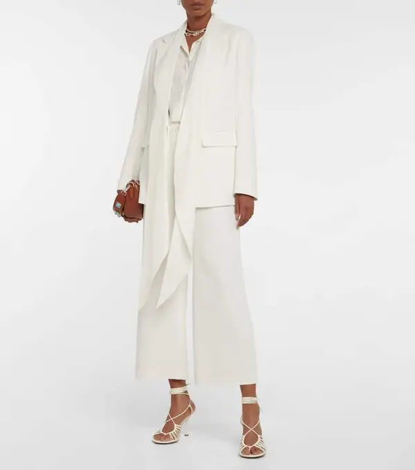 Etro High-rise Cropped Pleated Pants
