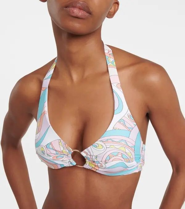 Melissa Odabash Brussels Printed Bikini Top - Multicoloured