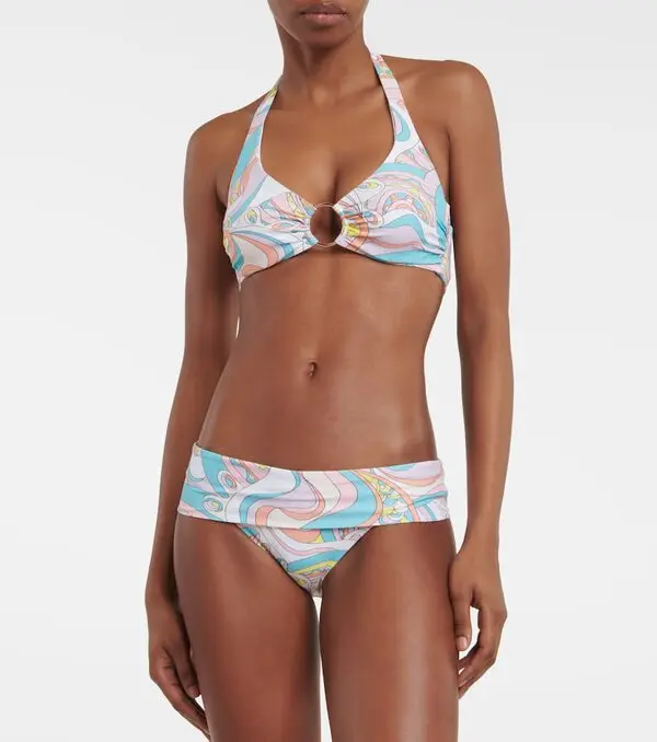 Melissa Odabash Brussels Printed Bikini Top - Multicoloured