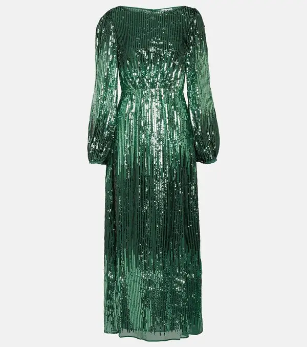 Rixo Coco Sequin Maxi Dress
