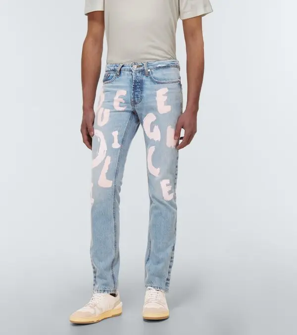DUE DILIGENCE Printed Jeans