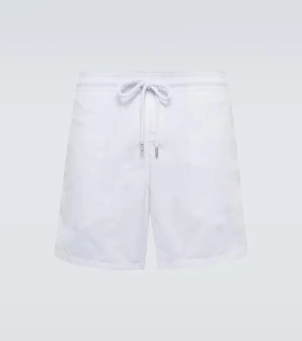 Vilebrequin Drawstring Swim Shorts - White