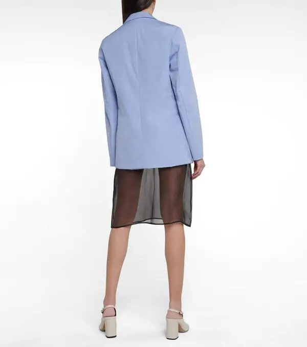 Dries Van Noten Cotton Poplin Blazer
