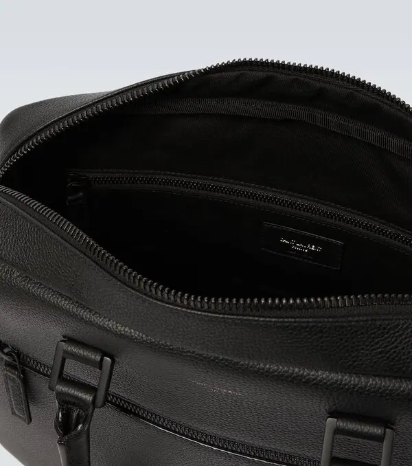 Saint Laurent Sac De Jour Leather Briefcase