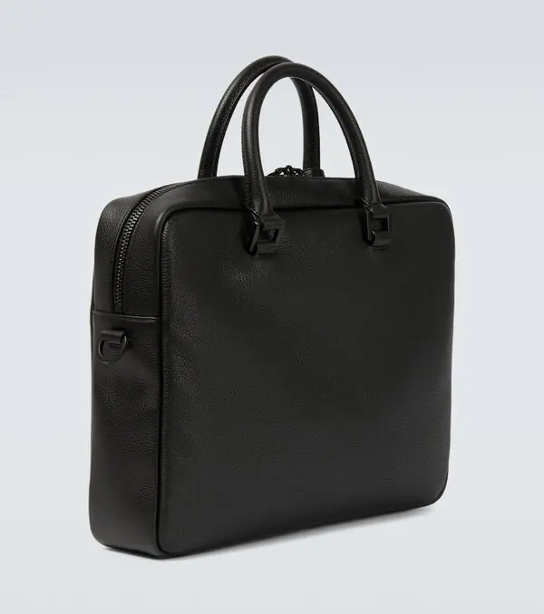 Saint Laurent Sac De Jour Leather Briefcase