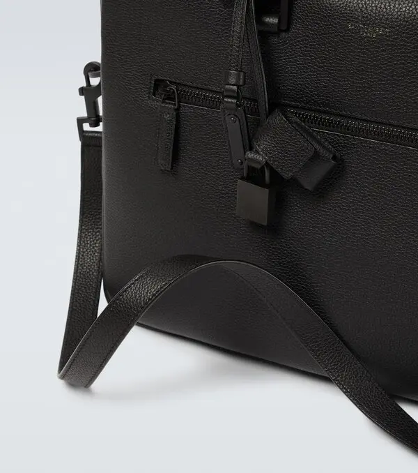 Saint Laurent Sac De Jour Leather Briefcase