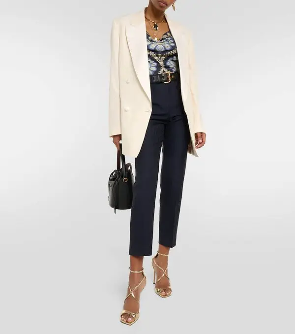 Etro Scoop-neck Paisley Jersey Top