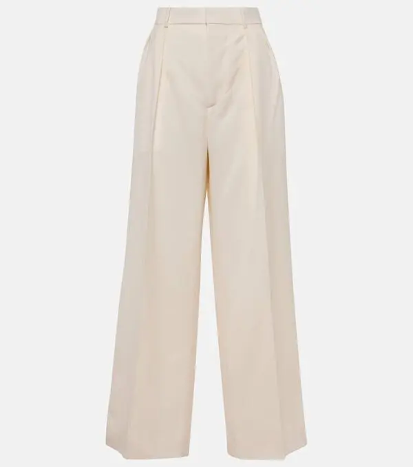 Wardrobe.NYC High-rise Wide-leg Wool Pants