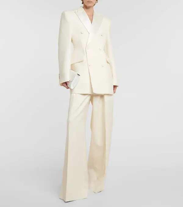 Wardrobe.NYC High-rise Wide-leg Wool Pants