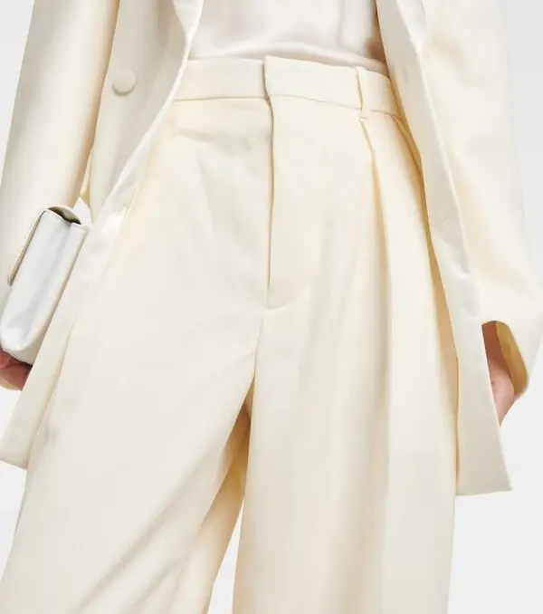 Wardrobe.NYC High-rise Wide-leg Wool Pants