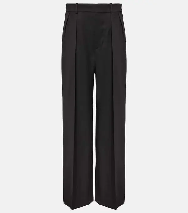 Wardrobe.NYC Pleated Wide-leg Trousers
