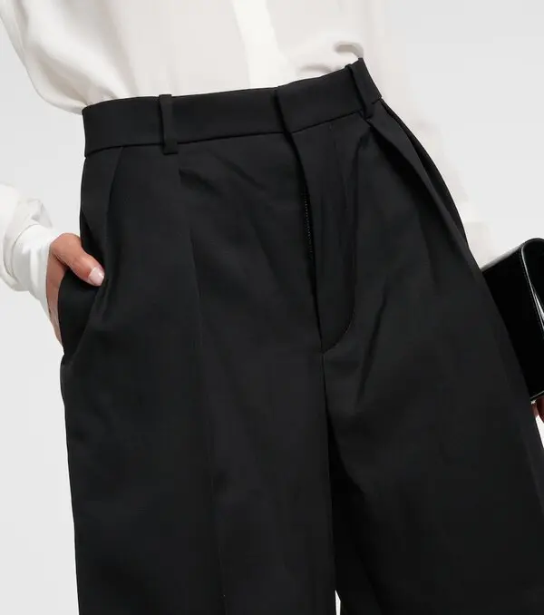 Wardrobe.NYC Pleated Wide-leg Trousers