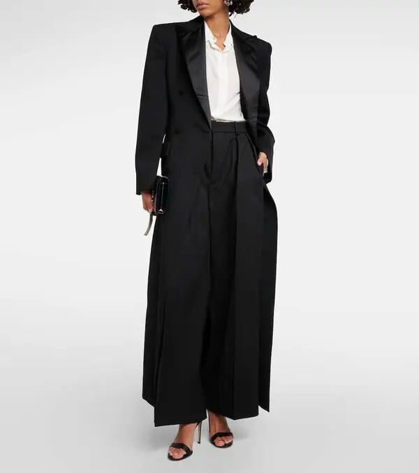 Wardrobe.NYC Pleated Wide-leg Trousers