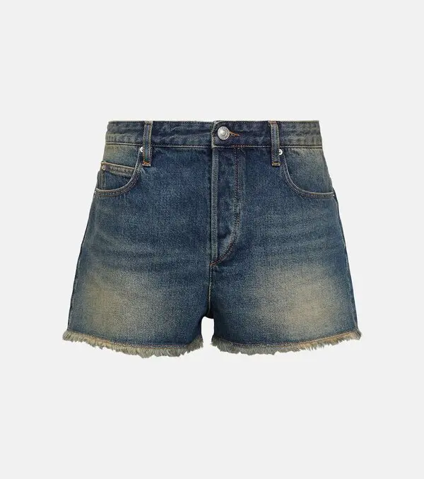 Isabel Marant Étoile Lesia Mid-rise Denim Shorts