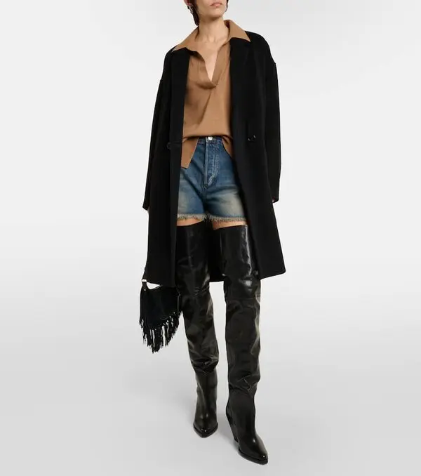 Isabel Marant Étoile Lesia Mid-rise Denim Shorts