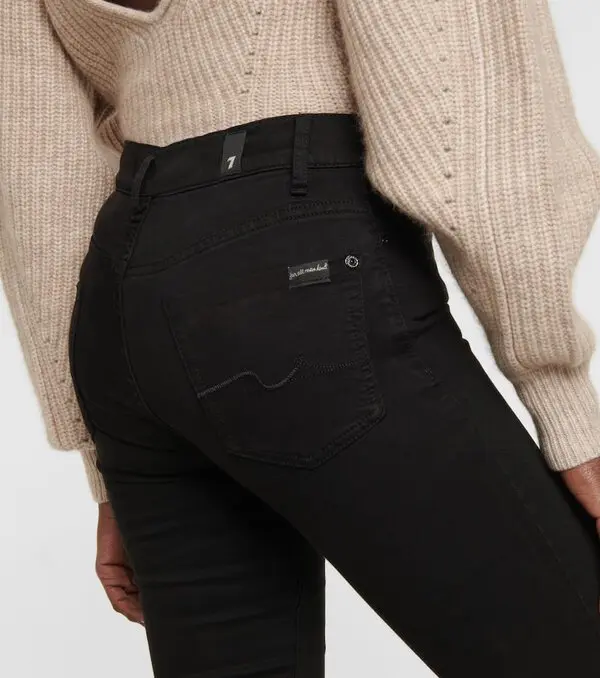 7 For All Mankind Roxanne Mid-rise Skinny Jeans