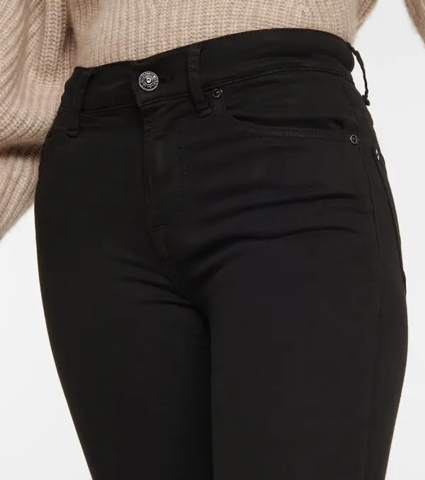 7 For All Mankind Roxanne Mid-rise Skinny Jeans