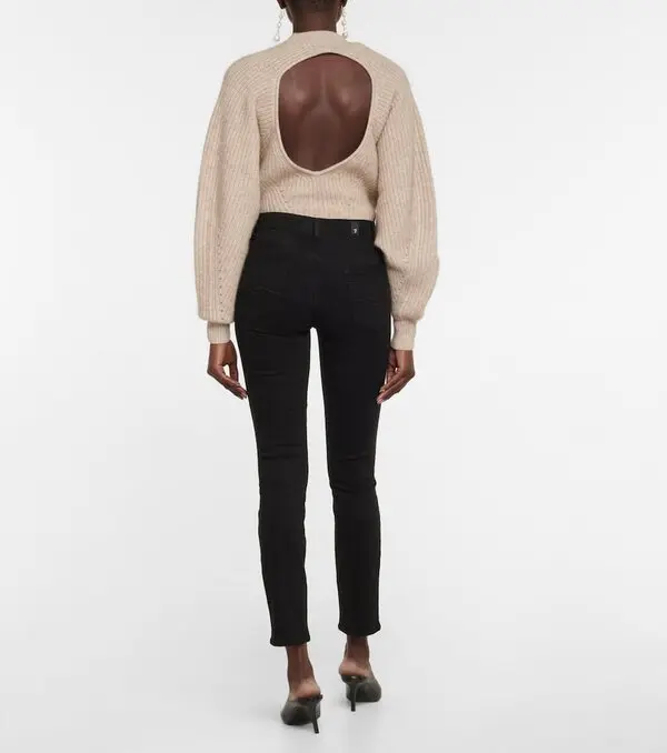 7 For All Mankind Roxanne Mid-rise Skinny Jeans