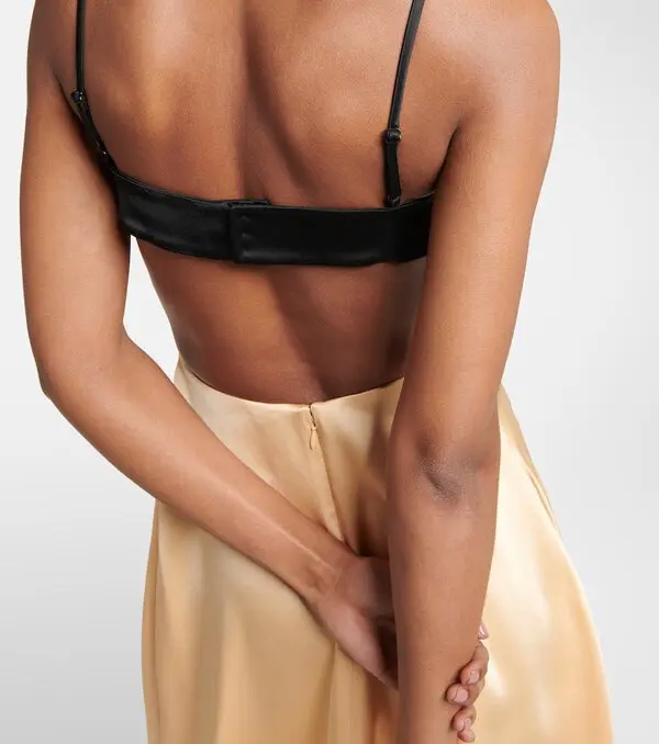 Stella McCartney Embroidered Cutout Gown