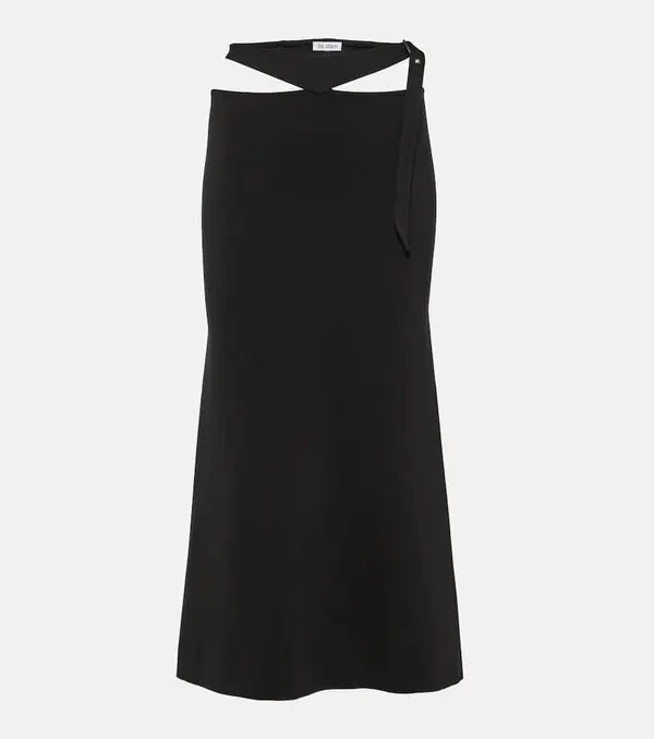 Attico Cutout Midi Skirt