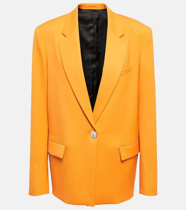 Attico Bianca Wool-blend Blazer
