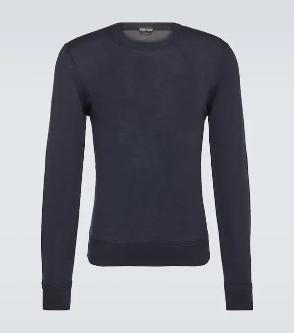TOM FORD Wool Sweater - Blue